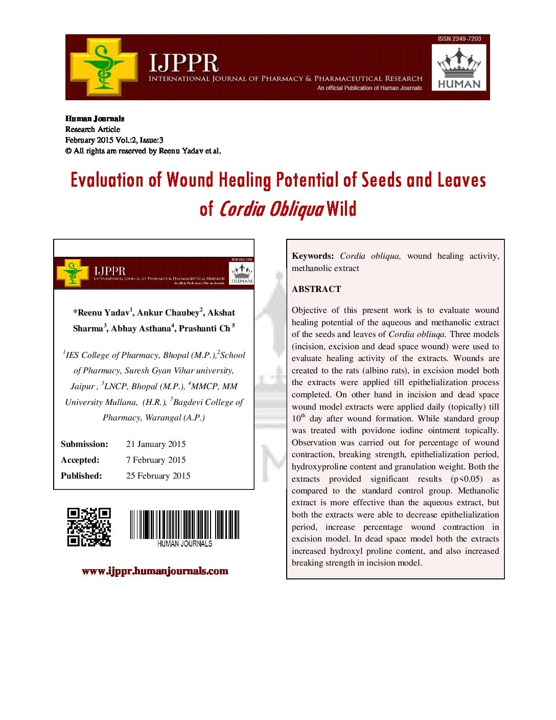 8.Reenu-Yadav-Ankur-Chaubey-Akshat-Sharma-Abhay-Asthana-Prashanti-Ch-pdf – IJPPR