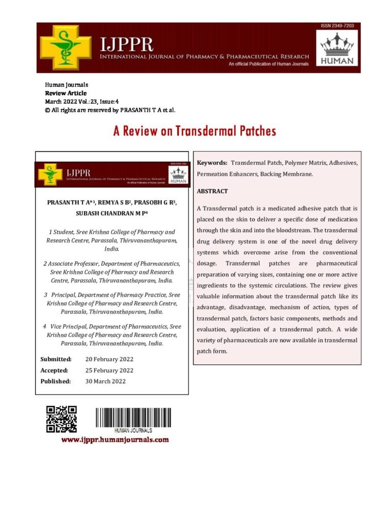 22.PRASANTH-T-A-REMYA-S-B-PRASOBH-G-R-SUBASH-CHANDRAN-M-P-pdf-1 – IJPPR
